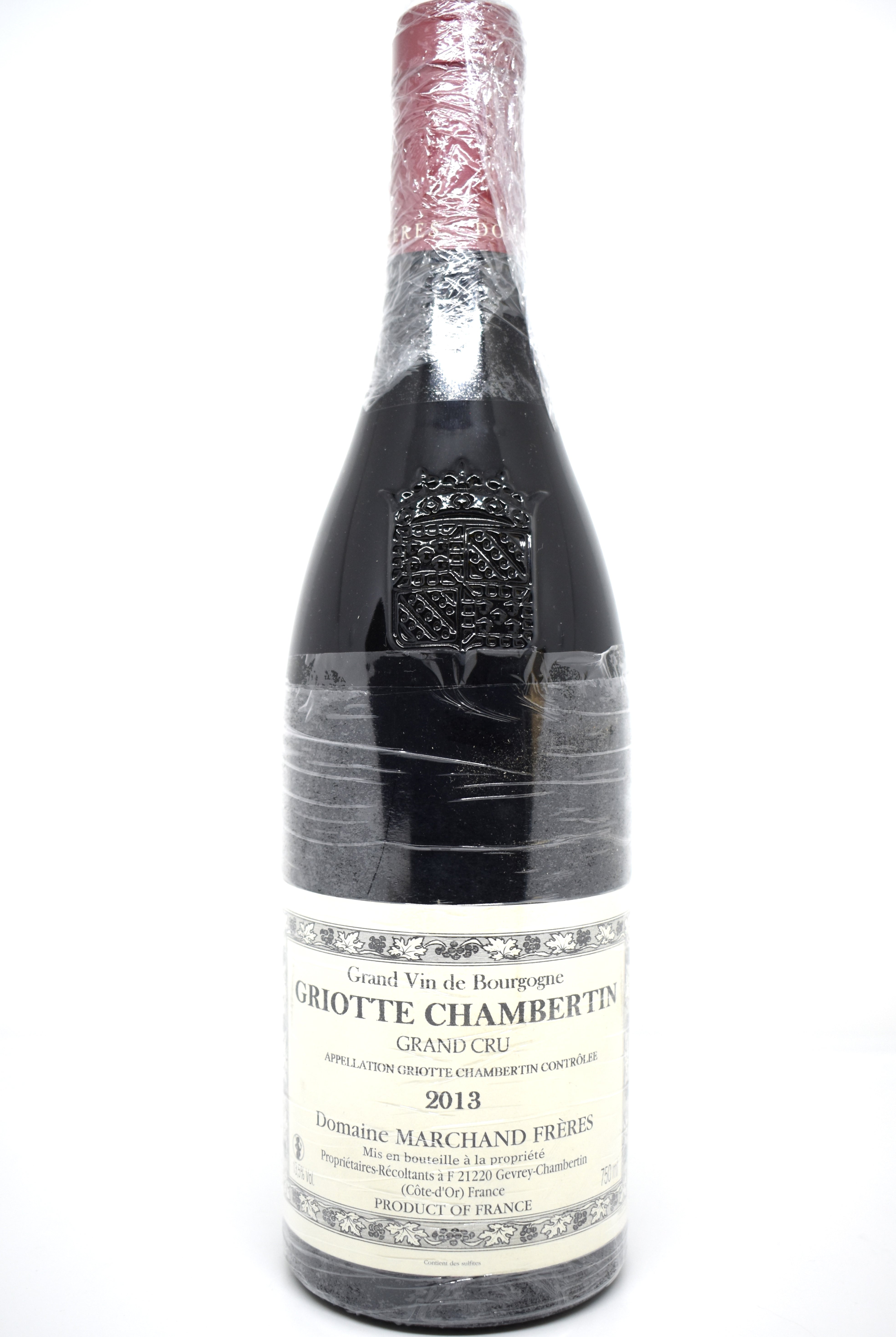 Griotte-Chambertin Grand Cru 2013 - Domaine Marchand Frères – Wine Upon ...